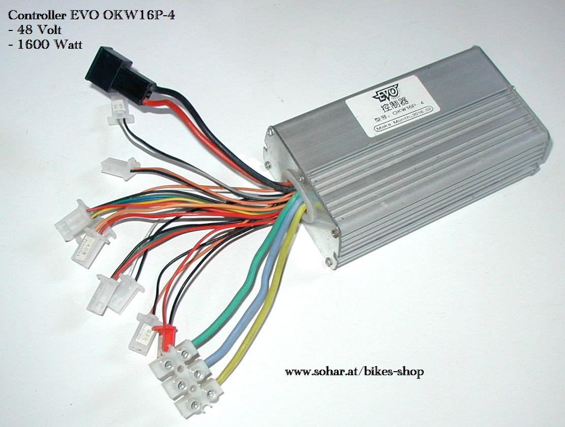 Controller 48 Volt 1600 Watt Elektro Scooter - Motocross Kindermotorrad ...
